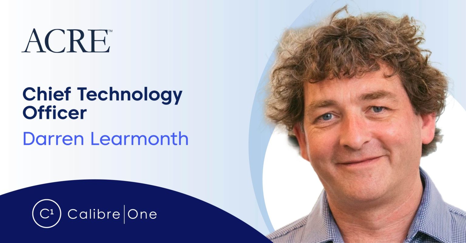 ACRE appoints Darren Learmonth CTO - Calibre One